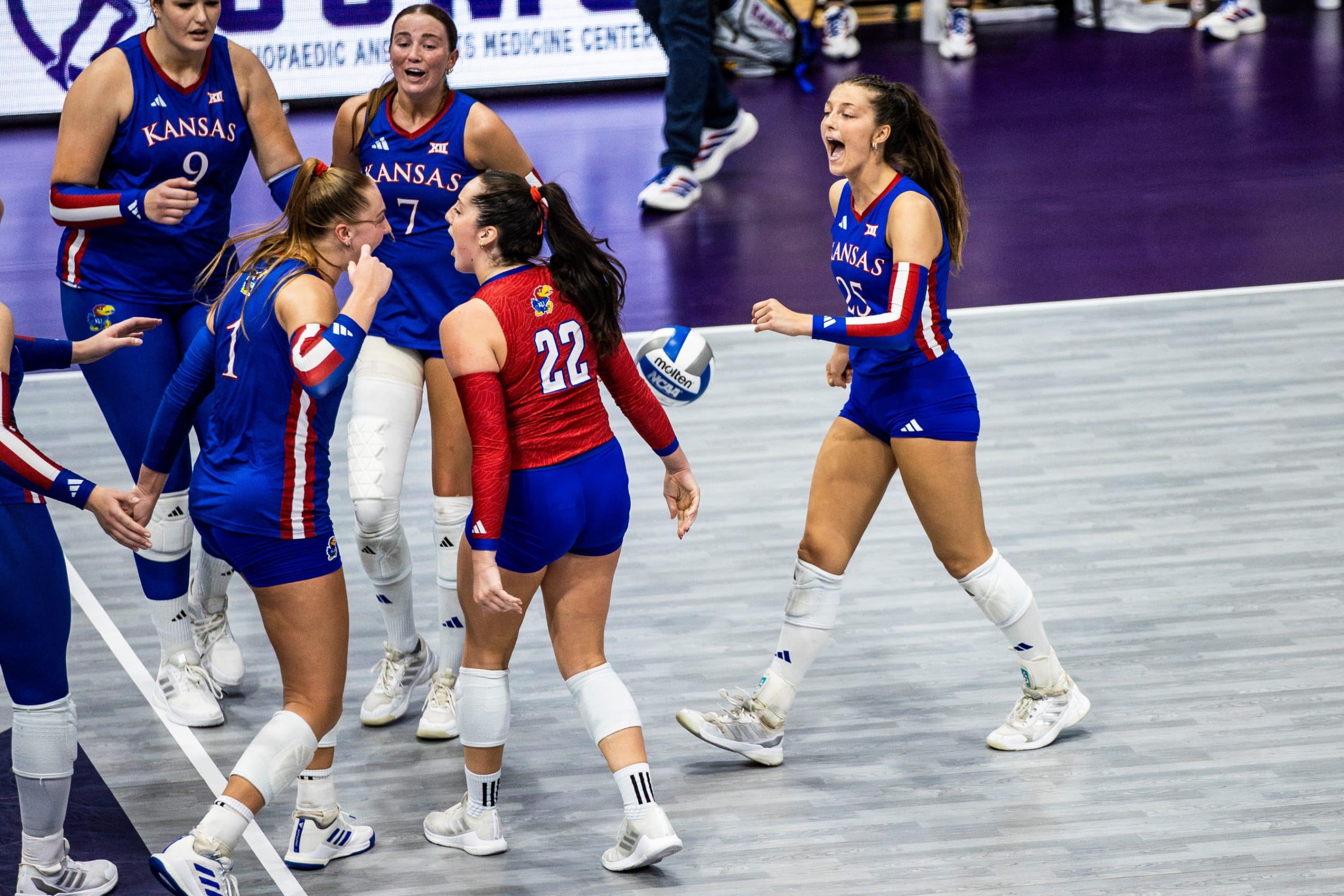 KU VB: No. 13 Kansas Earns 20th Win with 3–0 Sweep Over Kansas State ...